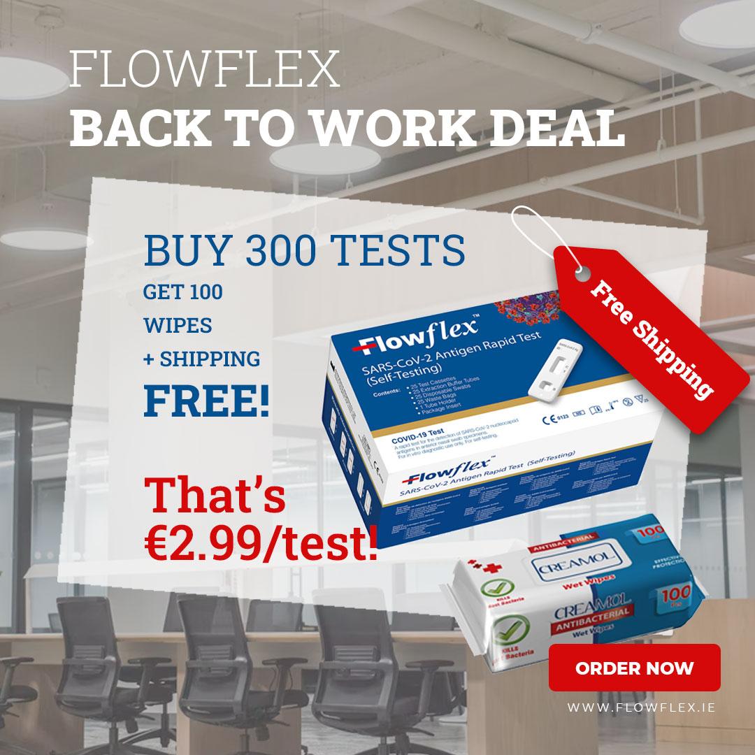 Flowflex COVID Self Test Kits - Fast Results Covid Antigen Test Kit