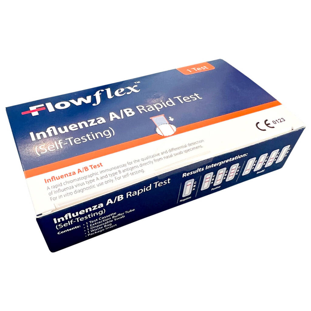 Flowflex Influenza A/B Rapid Test - Flowflex Antigen Tests Ireland