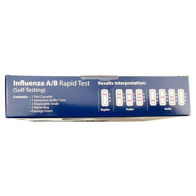 Flowflex Influenza A/B Rapid Test - Flowflex Antigen Tests Ireland