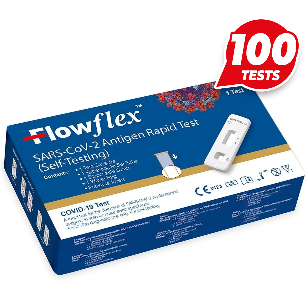 Strep A / 20 tests at €4.95 + vat per test - Flowflex Antigen Tests Ireland